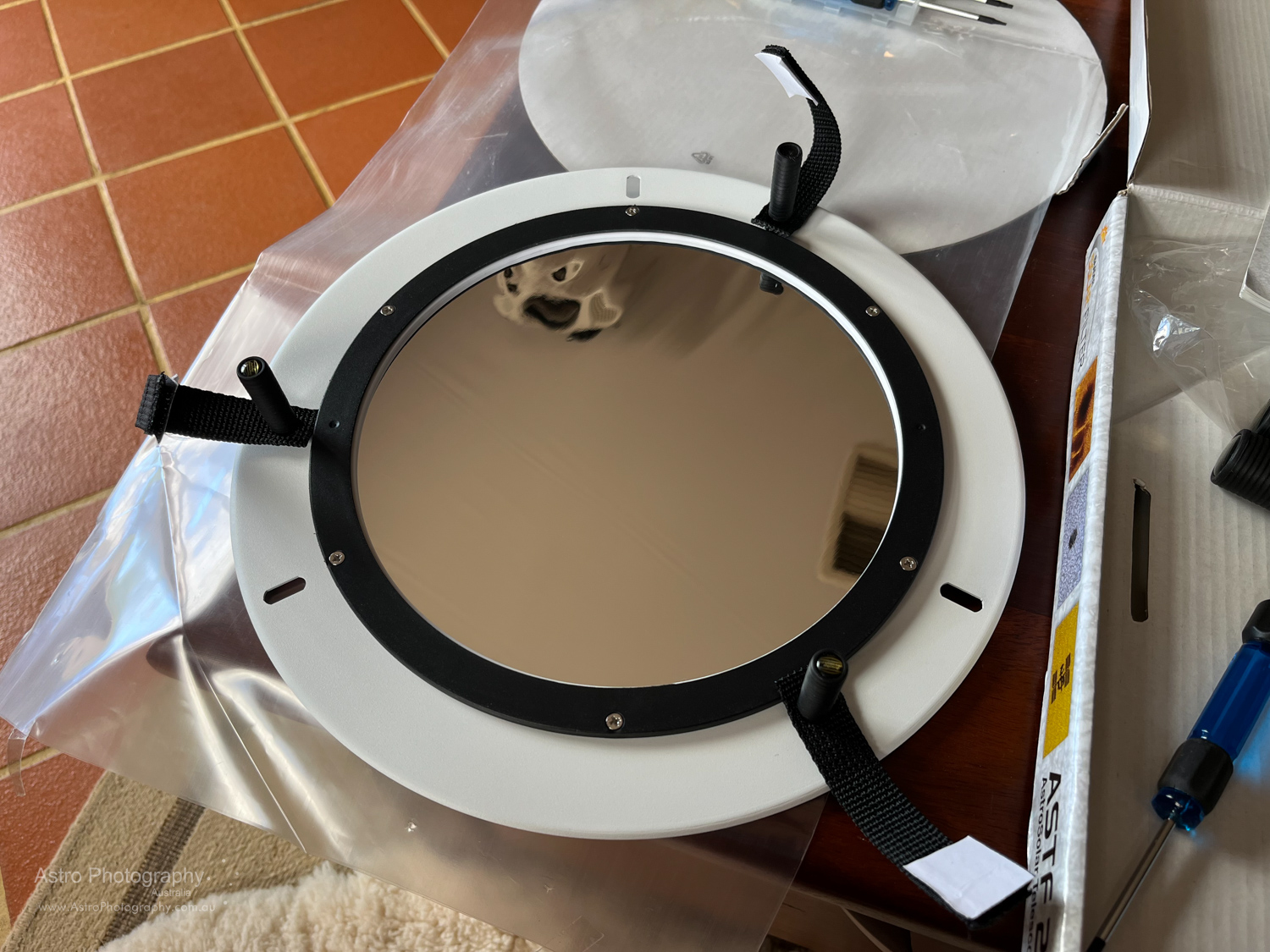 SkyWatcher Quattro Baader Solar Filter – Roger Groom's Website