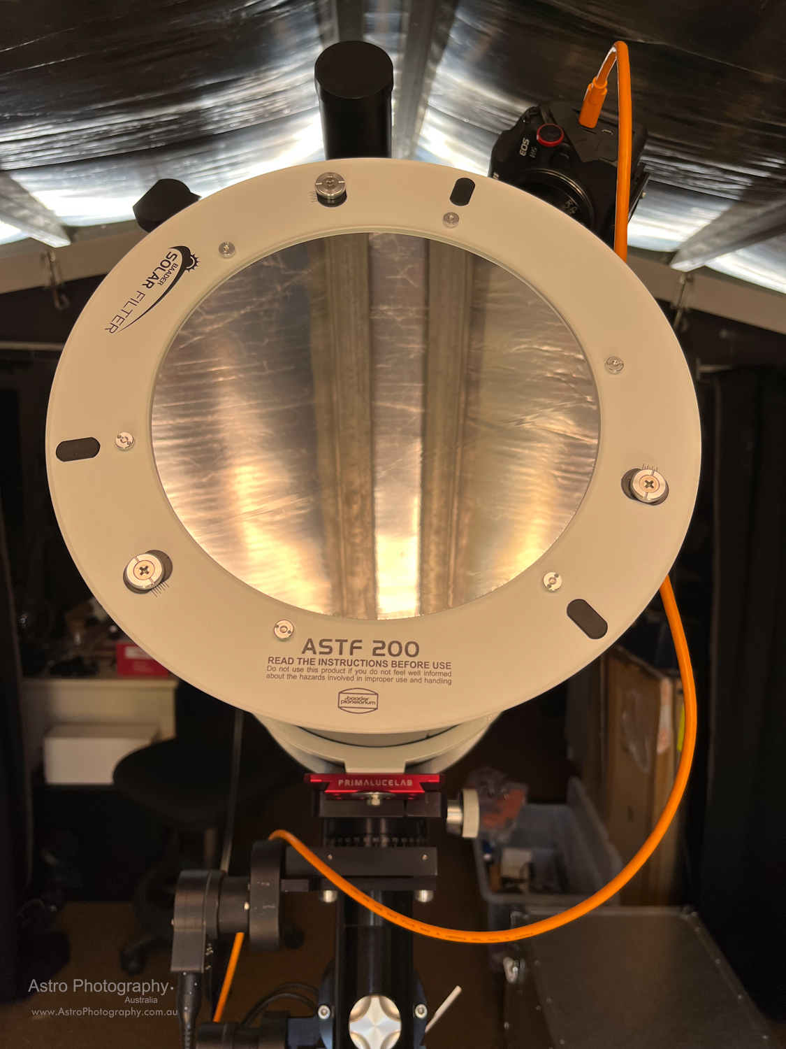 SkyWatcher Quattro Baader Solar Filter – Roger Groom's Website